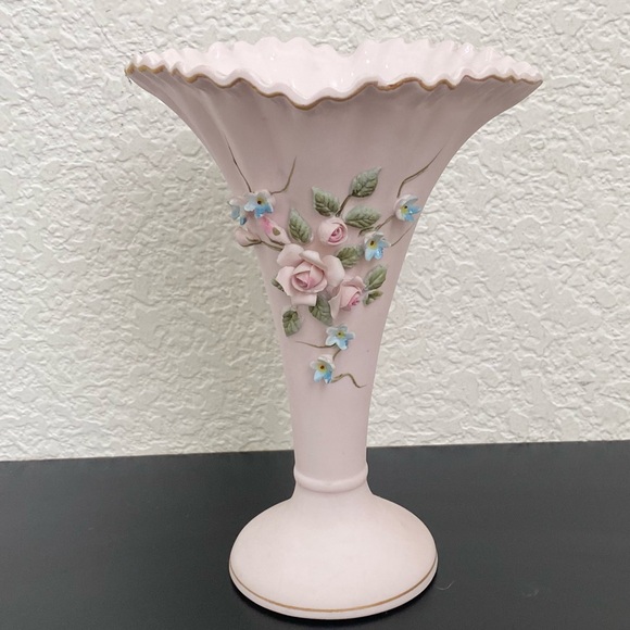 Lefton | Accents | Vintage Lefton China 184 Handpainted Pale Pink ...